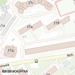 Київ, вул. Бакинська, 37 — Візіком карти